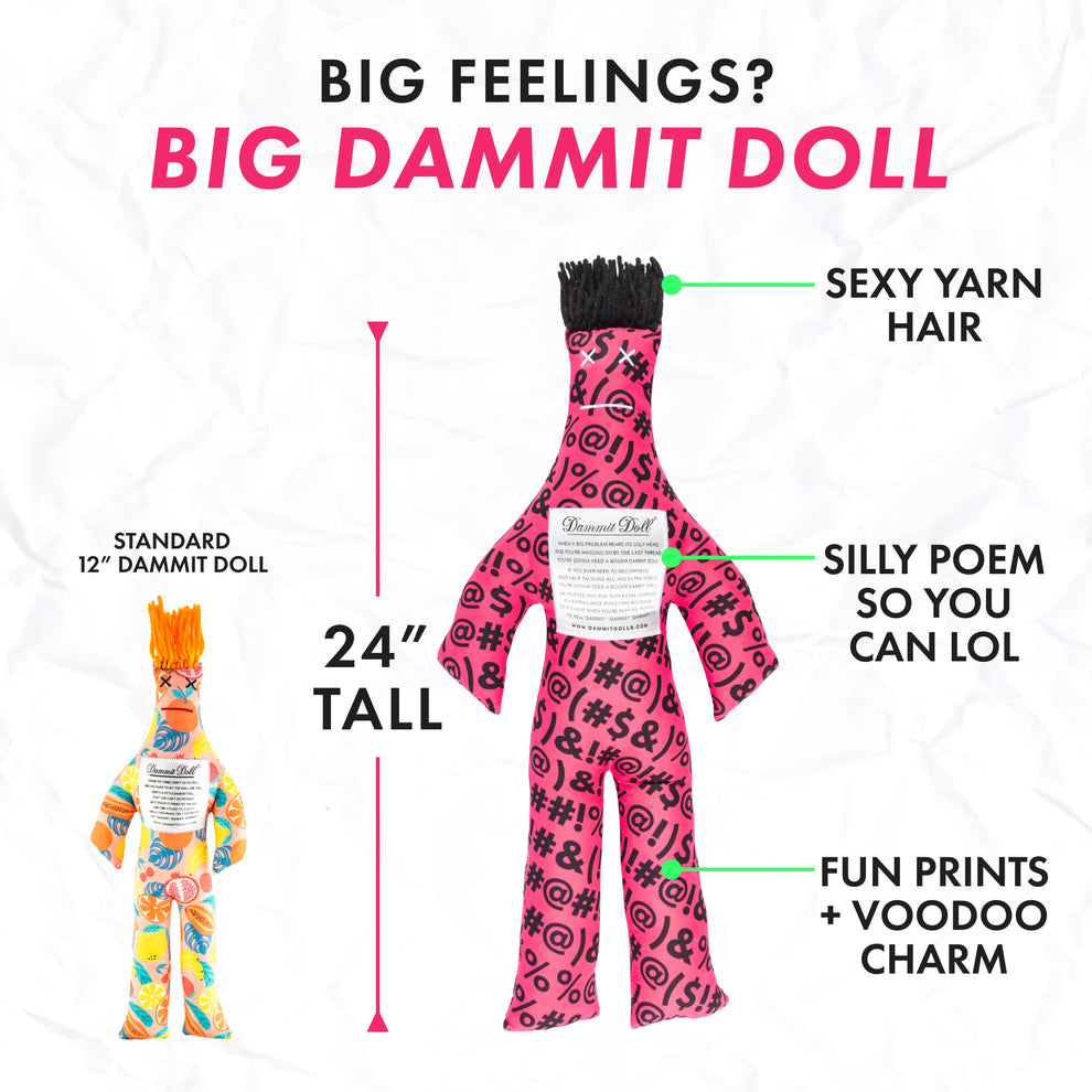 Dammit XL - Big Problems? Bigger Doll. – Dammit Dolls